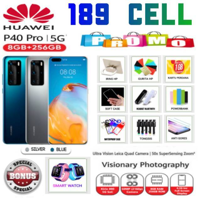 Jual HUAWEI P40 PRO RAM 8/256 GB GARANSI RESMI HUAWEI INDONESIA | Shopee Indonesia