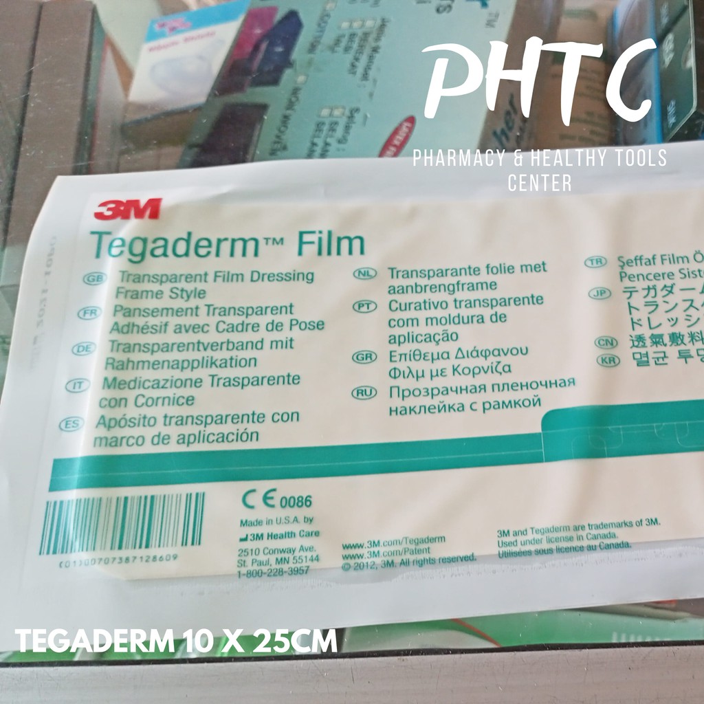 Jual 3M TEGADERM FILM 10cm x 25cm MODEL 1627W l PLESTER TEGADERM BESAR ...
