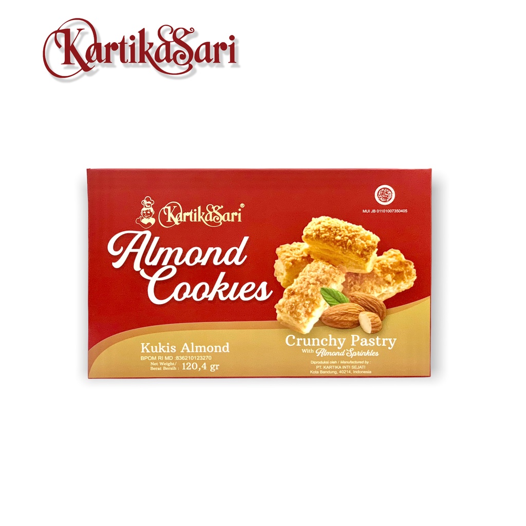 Jual Almond Cookies 120,4 Gram - Kukis Almon | Shopee Indonesia