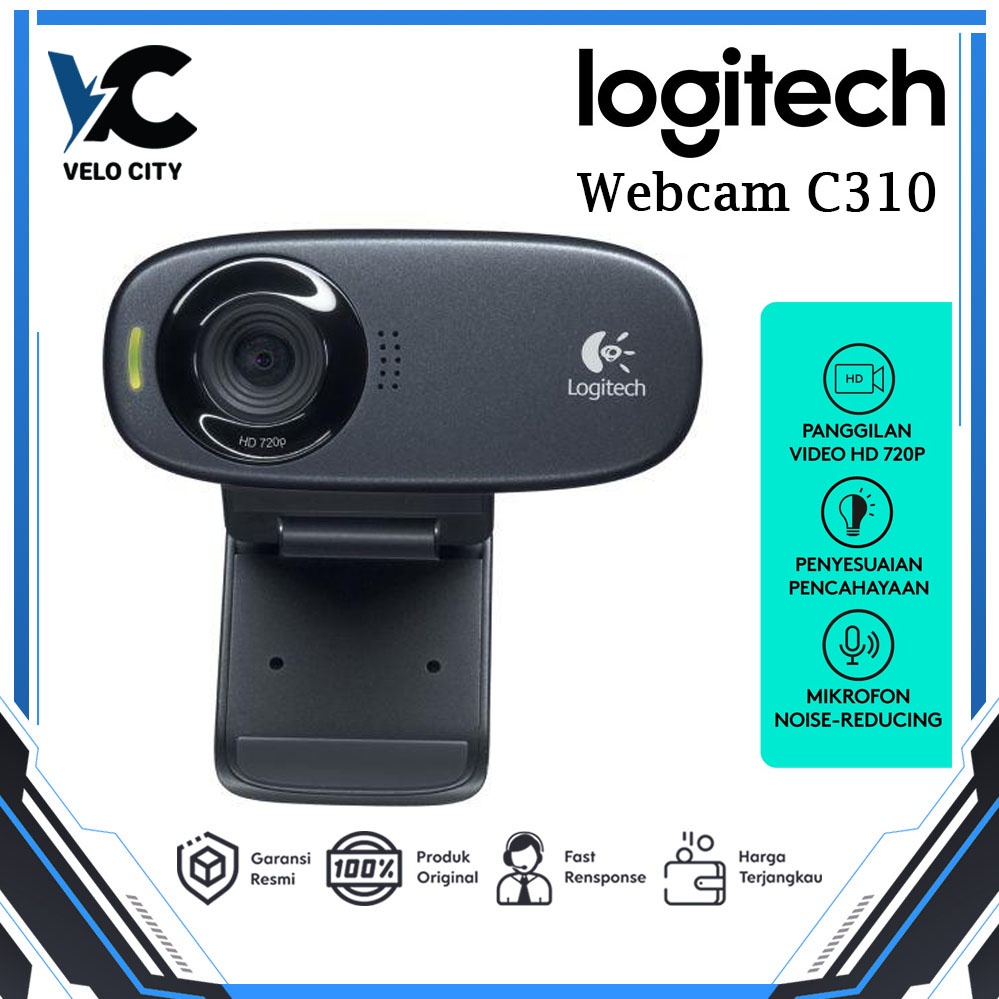 Jual Logitech WebCam C310 HD Original Garansi 1 Tahun | Shopee Indonesia