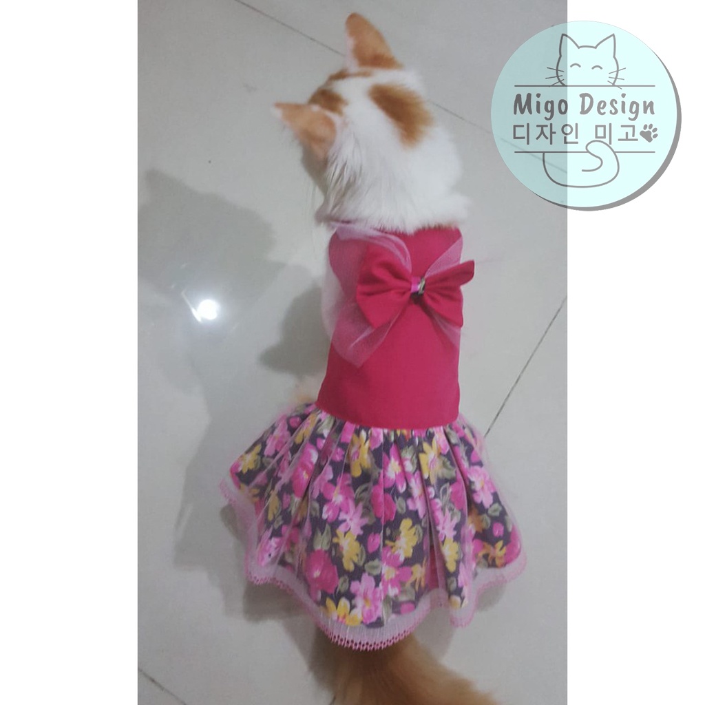 Jual Migo Design - Baju Dress Kucing/ Anjing 33 / Pakaian AnaBul Kucing/ Anjing Hewan Peliharaan ...