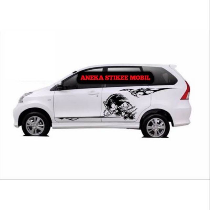 Jual sticker lucu motif kartun sticker mobil Avanza Xenia Brio tribal ...