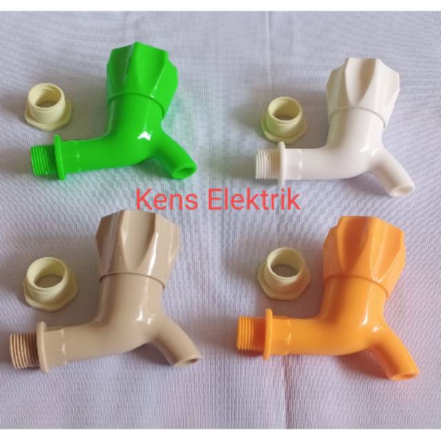 Jual Kran Air Plastik Bulat Ukuran 1/2" - 3/4" | Shopee Indonesia