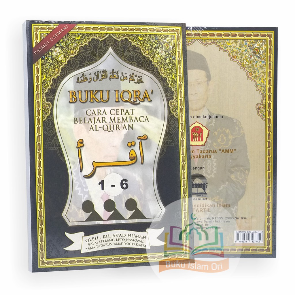 Jual Buku Iqro Iqra Rasm Rasmul Utsmani Bundel Jilid 1-6 Jadi Satu ...
