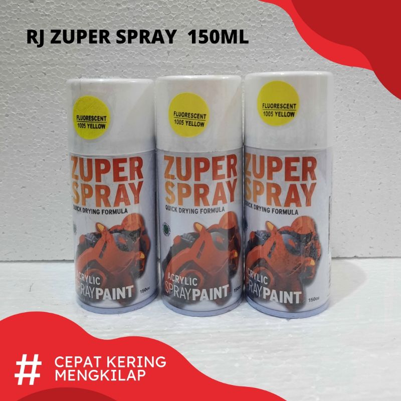 Jual CAT SEMPROT RJ LONDON 150ML 1005 FLUORESCENT YELLOW KUNING SCOTLIGHT PYLOK PYLOX PILOK ...