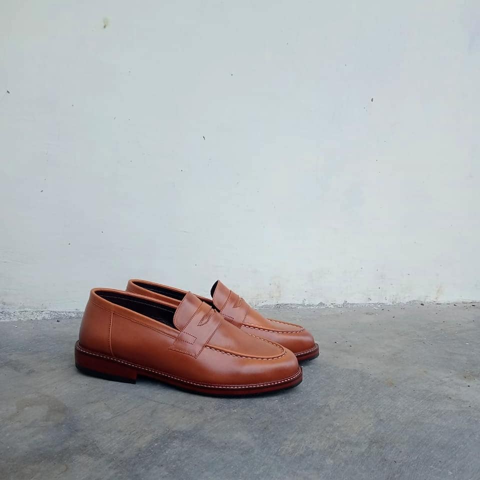 Jual Sepatu Loafer Moccasin Pria Kulit Sapi Asli Handmade Original ...