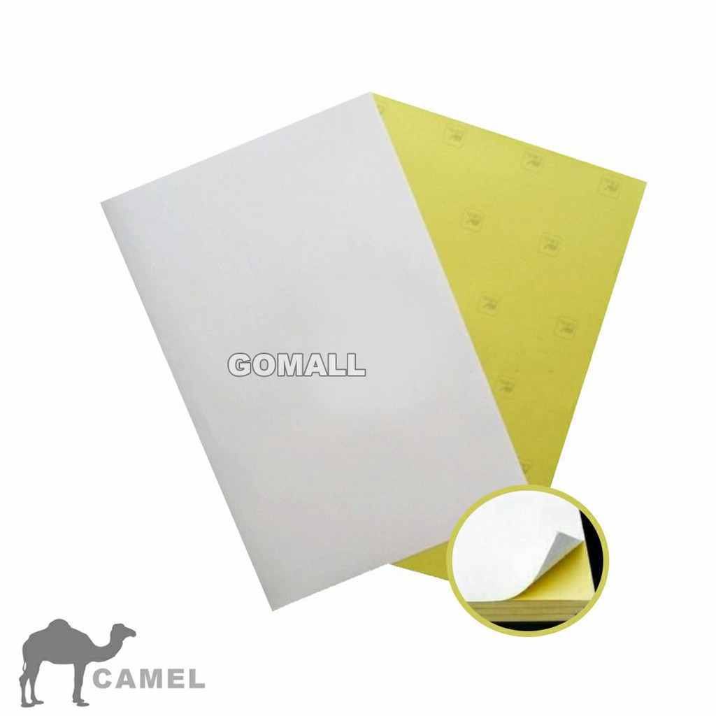Jual Kertas Stiker CAMEL / Sticker Doff & Glossy 1 pak isi 10 lbr ...