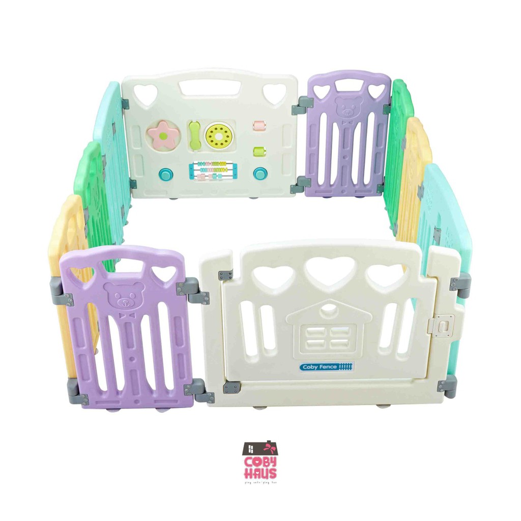 Jual Cobyhaus Classic Fence 6+2+2 Bear - Pagar Bayi Pengaman Playground ...