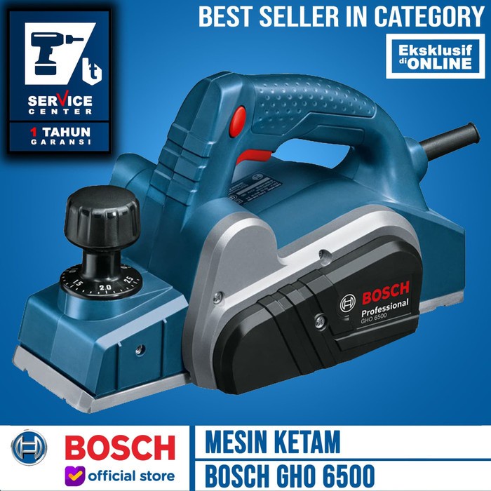 Jual Bosch Mesin Serut Kayu Ketam GHO 6500 Planner Blade Mesin Sugu 650Watt | Shopee Indonesia