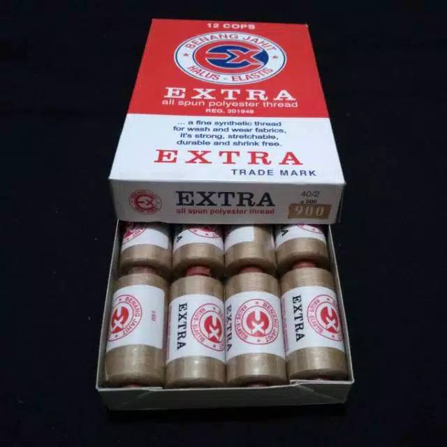 Jual Benang EXTRA code 900(warna kulit) | Shopee Indonesia