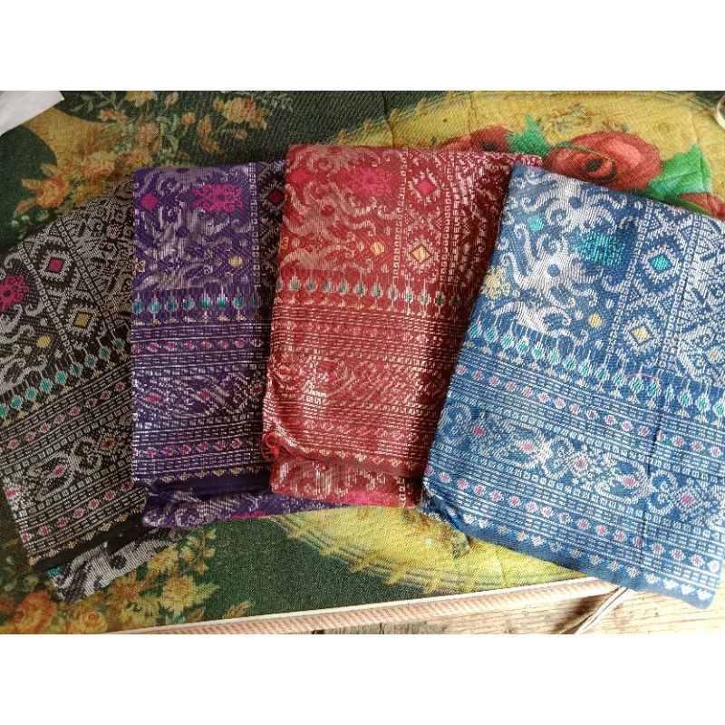 Jual kain Tenun songket lombok satu set dengan selendang | Shopee Indonesia