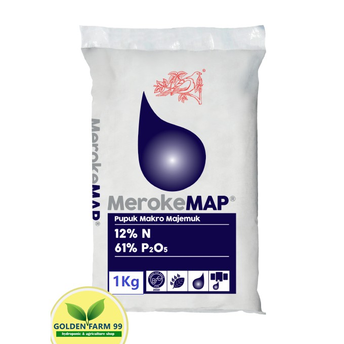 Jual Pupuk Makro Majemuk Meroke MAP 1 Kg - Original Pack | Shopee Indonesia