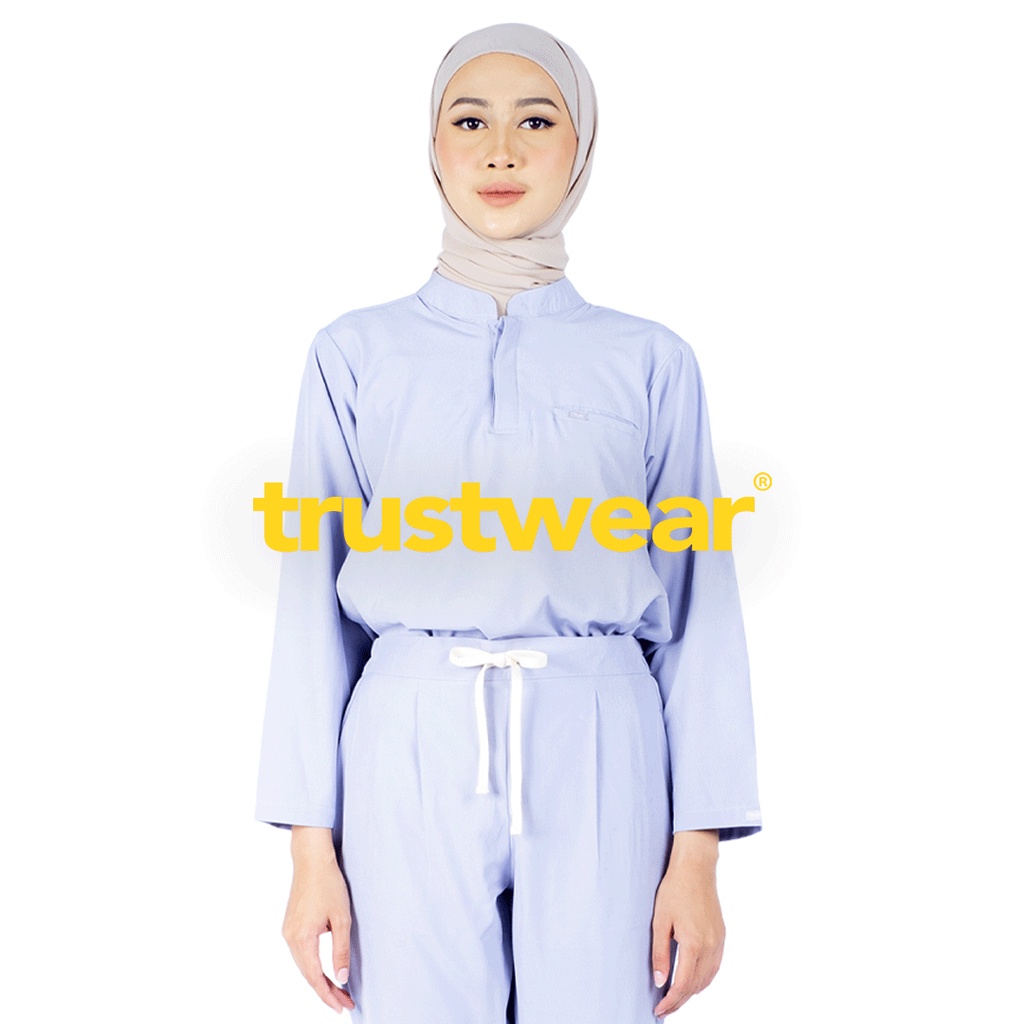 Jual [Scrubs Jayden] Doctor`s Scrub/Set Baju Celana Jaga OKA OK Perawat ...