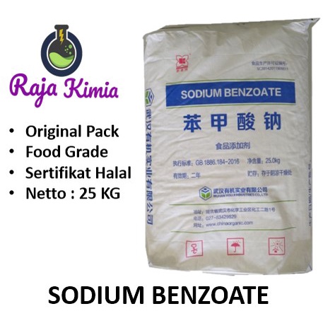 Jual SODIUM BENZOAT / PENGAWET MAKANAN - 25 KG (1 Zak) | Shopee Indonesia