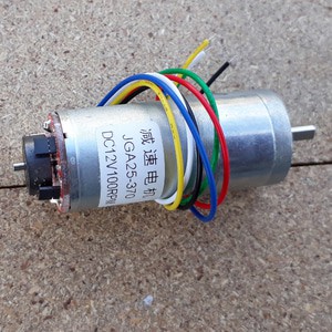 Jual Motor DC 25GA370 12V 100RPM With Encoder | Shopee Indonesia