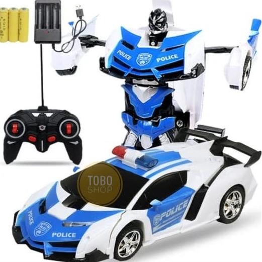 Jual Mainan Rc Mobil Autobots Transformer Remote Control Robot Last ...