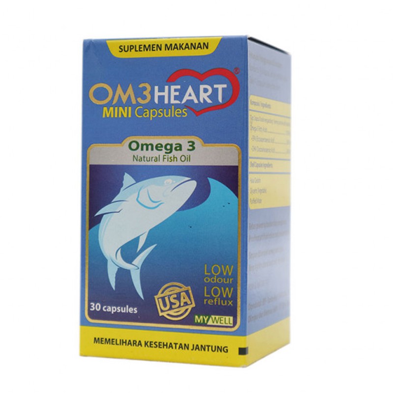 Jual Om3heart Kapsul Omega 3 - Omeheart 30 Capsules | Shopee Indonesia