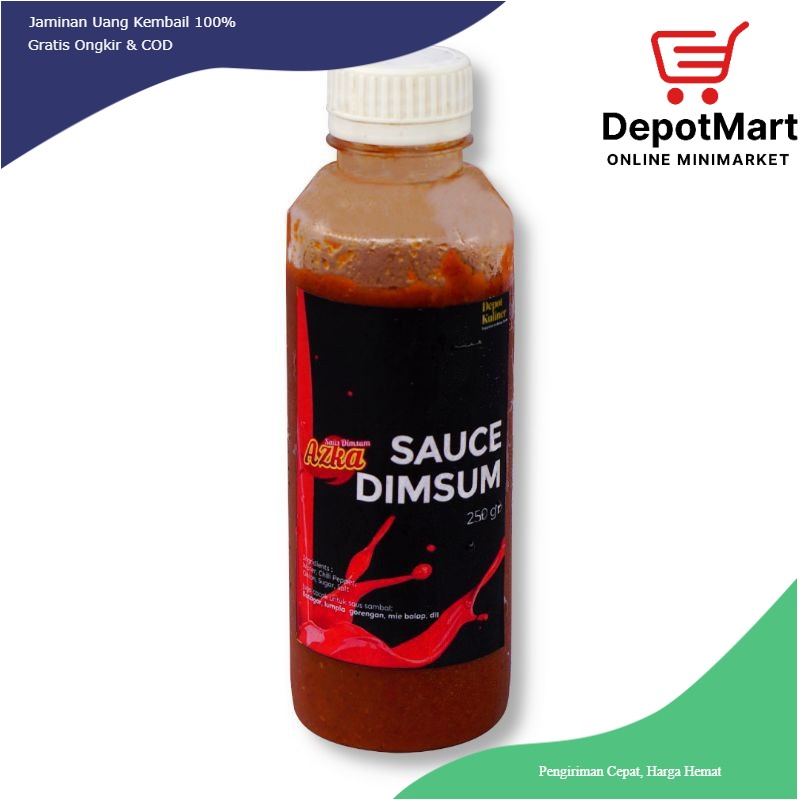 Jual 3 Botol - JADI HEMAT - Saus Dimsum Botol 250 Gr / Saos Kuah Bumbu ...