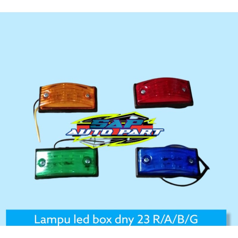 Jual Lampu box universal model led DNY 23 24 dan 12 volt pilih di ...