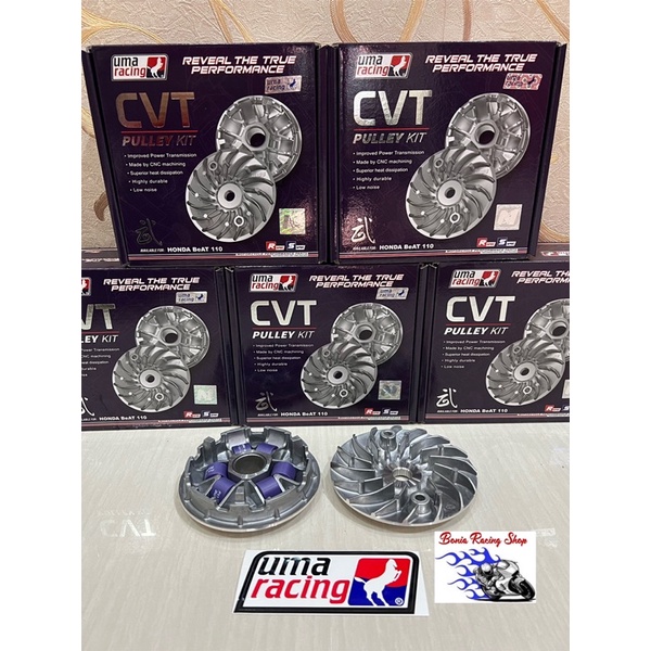 Jual Pulley Kit CVT Rumah Roller Set Uma Racing Beat Fi- Scoopy Fi ...