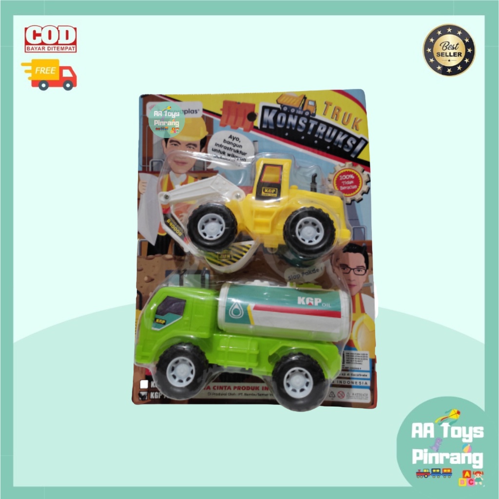 Jual MAINAN MOBIL MOBILAN TRUK KONTRUKSI 2 PCS | Shopee Indonesia