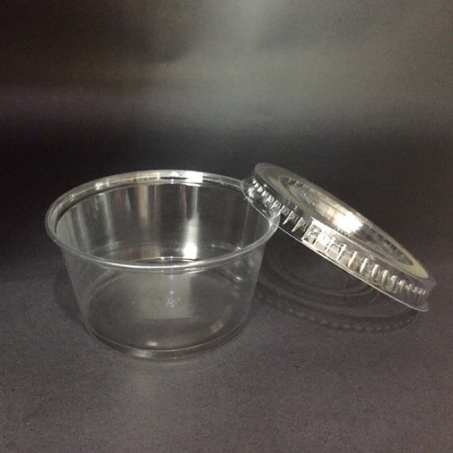 Jual Gelas Mangkok Puyo / Pudding / Jelly 130ml + Tutup (isi 50 Pcs ...