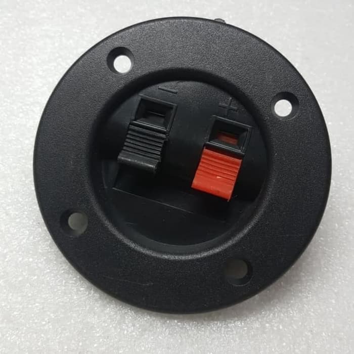 Jual Terminal speaker bulat jepit / Terminal bulat box speaker ...