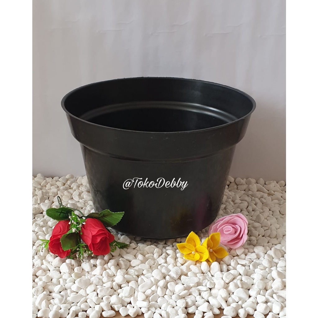 Jual Pot Tanaman Pembibitan Hitam 30 / Pot Hitam/Pot Hitam Polos ...