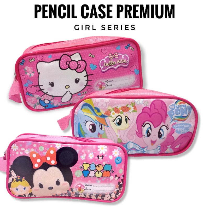 Jual ️ PENCIL CASE PREMIUM GIRL SERIES / TEMPAT PENSIL PREMIUM ...