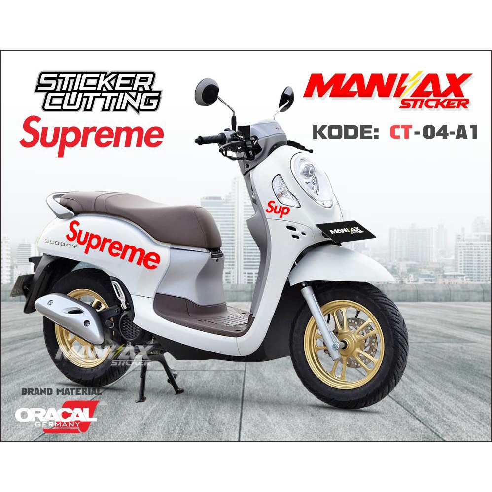 Jual Stiker SUPREME Scoopy - Sticker Cutting New Scoopy - Cutting ...