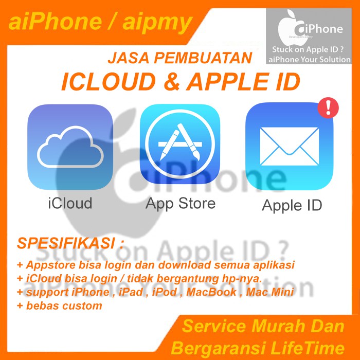 Jual Jasa Pembuatan Akun Apple ID / iCloud PERMANENT | Shopee Indonesia