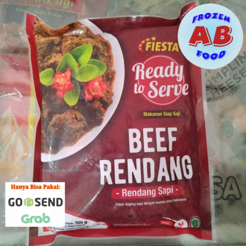 Jual Fiesta Beef Rendang 300 gram Daging Rendang 300 gr Fiesta Ready to ...