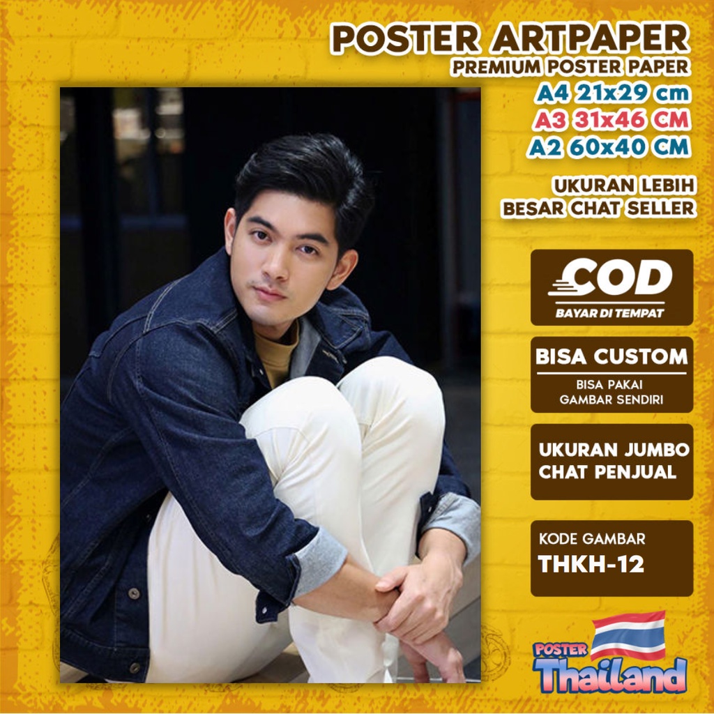 Jual Poster Kem Hussawee Artis Thailand Pop Asia Thai Idol Aktor Film ...