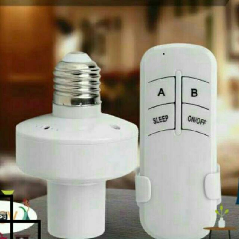 Jual Fitting lampu remote E27 on off menggunakan remote kontrol ...
