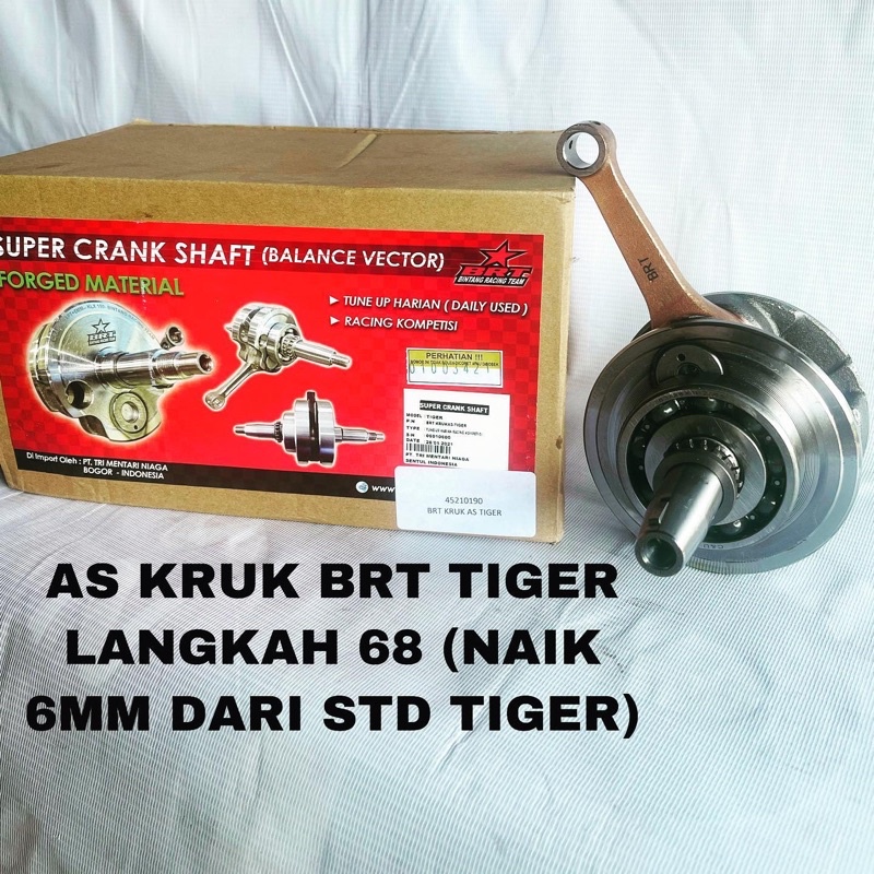 Jual ASKRUK BANDUL BRT RACING LANGKAH 68 KRUK AS TIGER APLIKASI CB GL ...