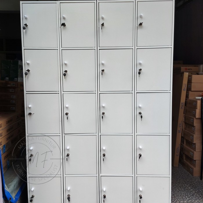 Jual [MF Quality] Rak Loker 5 Tingkat Lemari Full Kunci Loker Serbaguna ...
