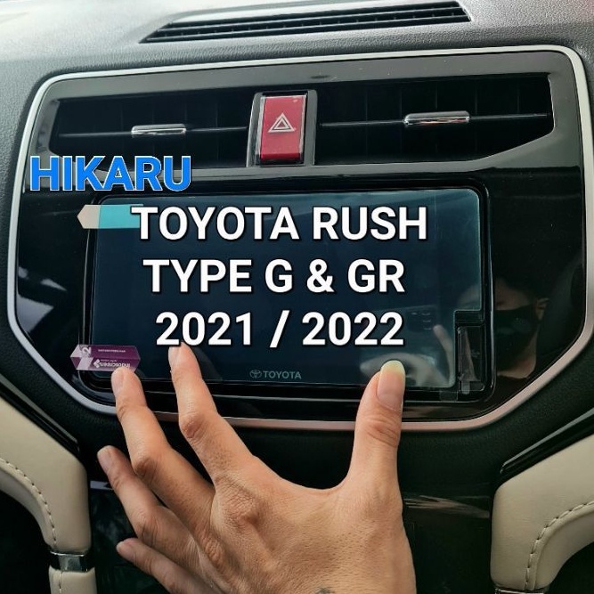 Jual Toyota Rush G & GR - 2021 / 2022 / 2023 - Anti Gores LCD Head Unit ...
