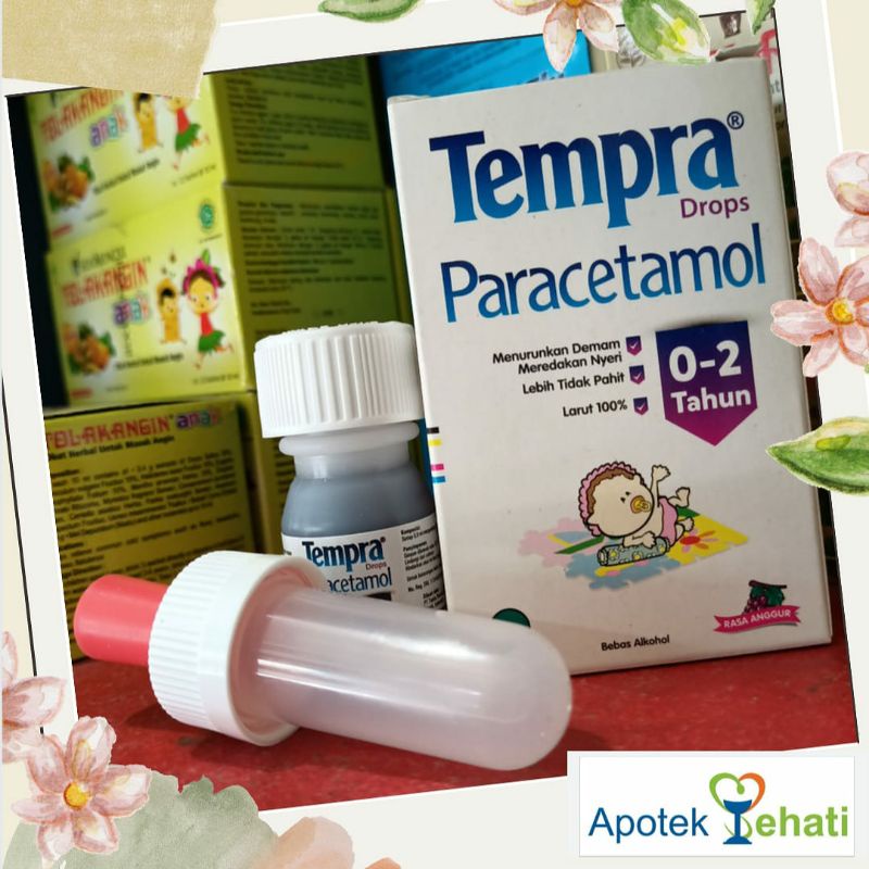 Jual Tempra Drops Paracetamol 15 mL Rasa Anggur Obat Turun Panas ...