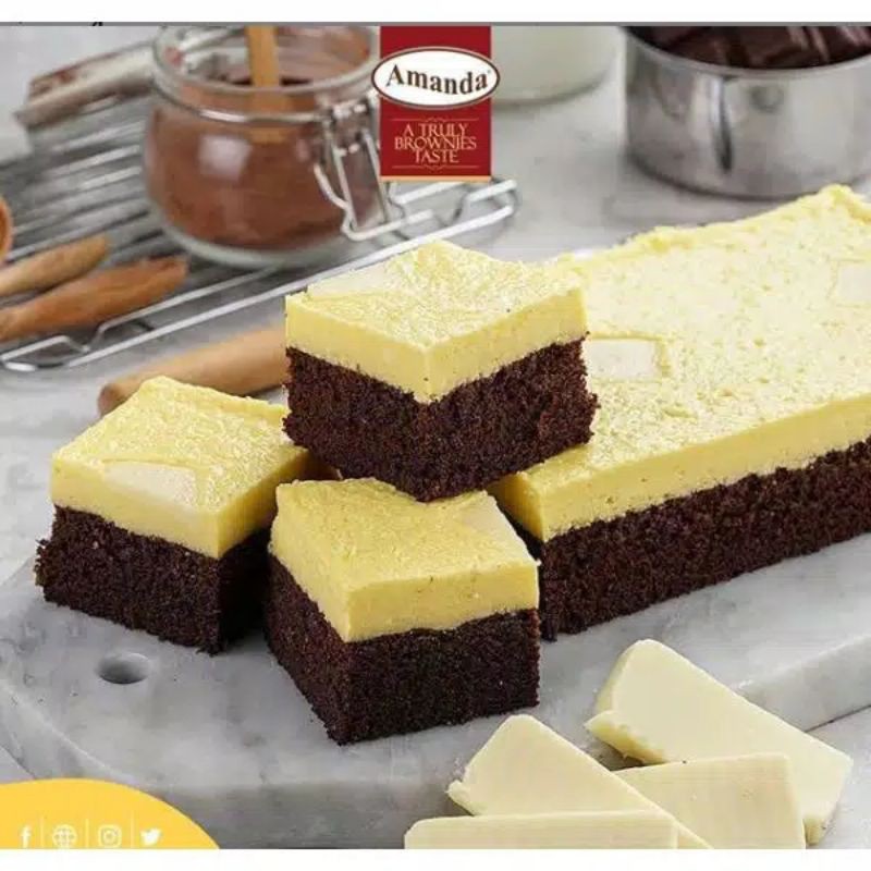 Jual Amanda Cheese Cream / oleh oleh bandung brownies | Shopee Indonesia