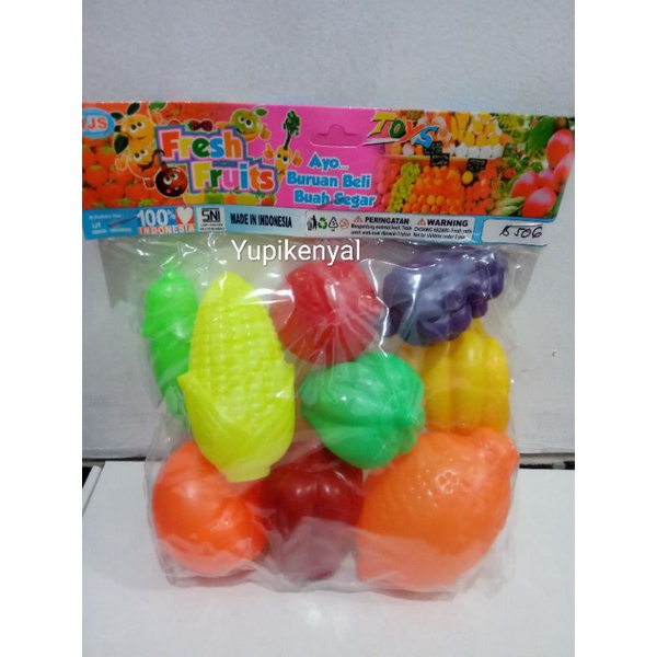 Jual Mainan buah buahan dan sayuran isi 9 pcs | Shopee Indonesia