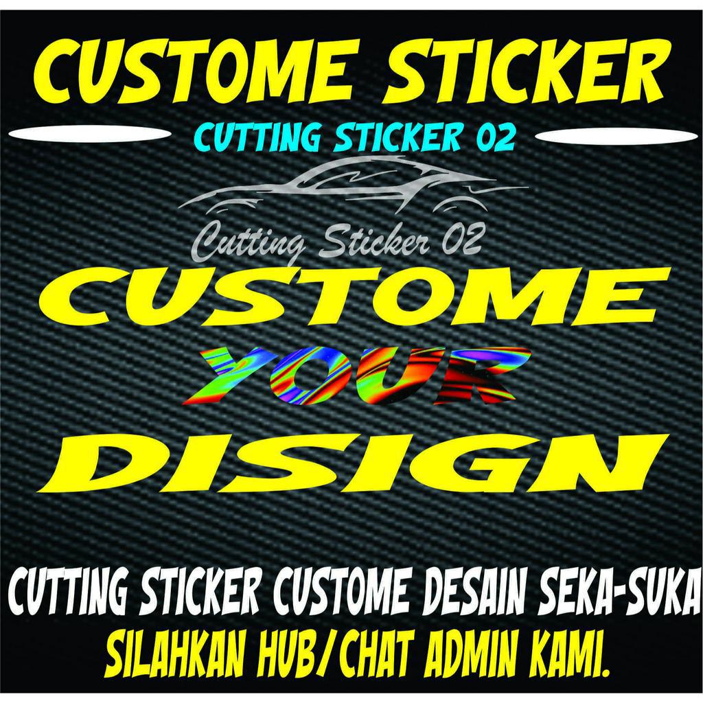 Jual Custom Sticker Suka Suka Sticker Mobil Sticker Motor Sticker ...