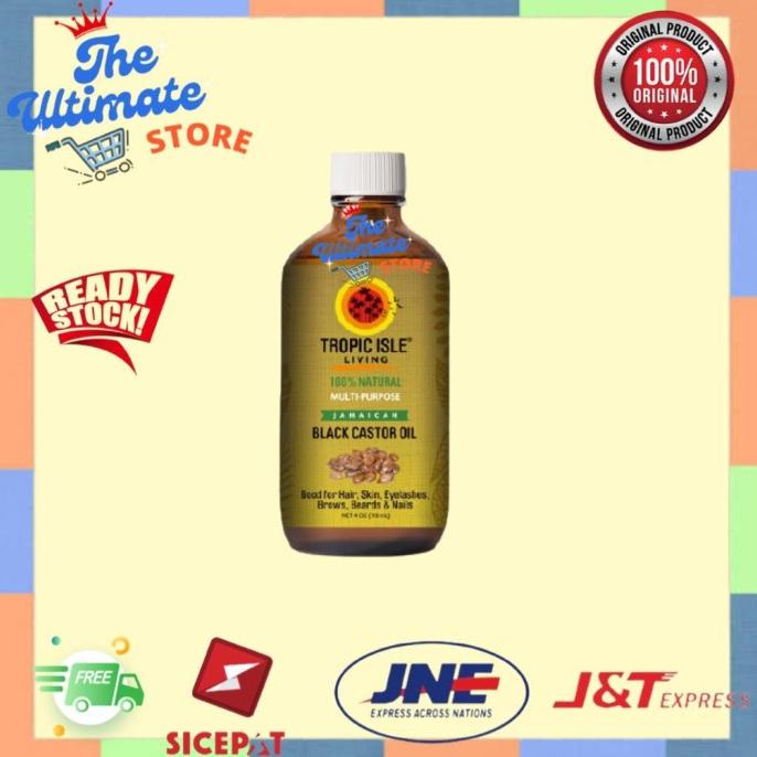 Jual Tropic Isle Jamaican Black Castor Oil (JBCO) 4Oz | Shopee Indonesia