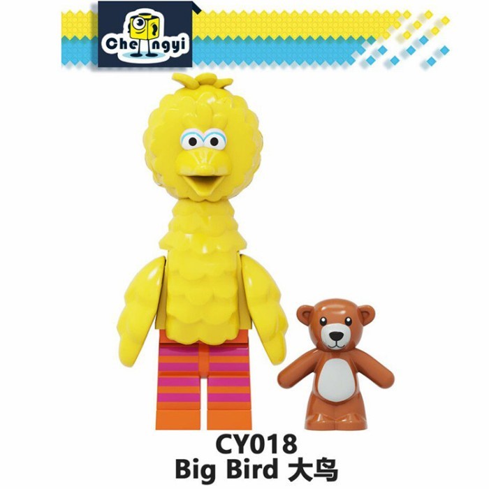 Jual Lego Big Bird Sesame Street Movie Bert Elmo Cookie Monster Elmo ...