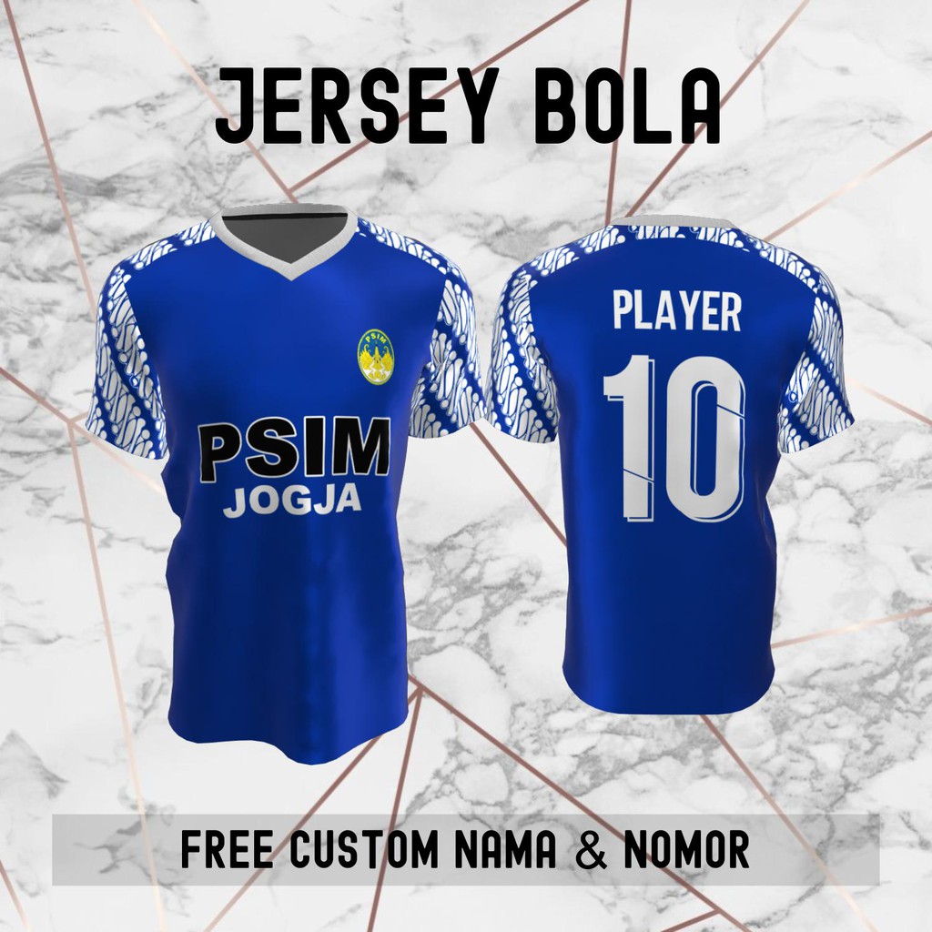 Jual Jersey PSIM Jogja Klub Bola Baju Kaos Custom Nama dan Nomor ...