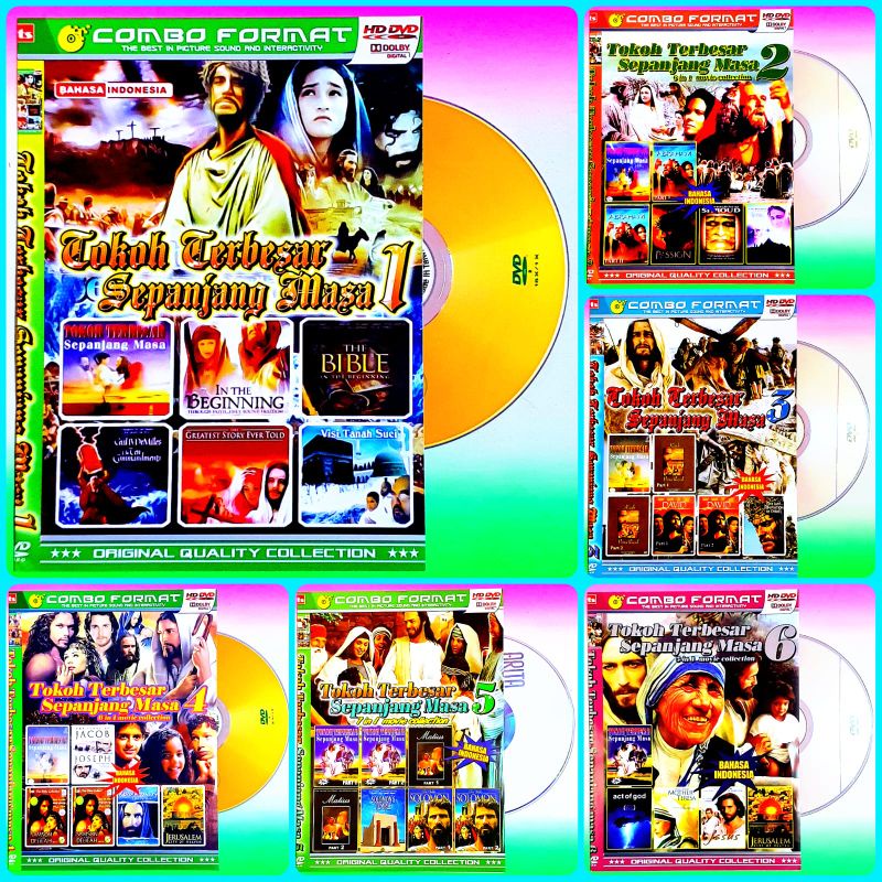 Jual TERBARU KASET FILM SEJARAH KOLEKSI FILM TOKOH TERBESAR SEPANJANG ...