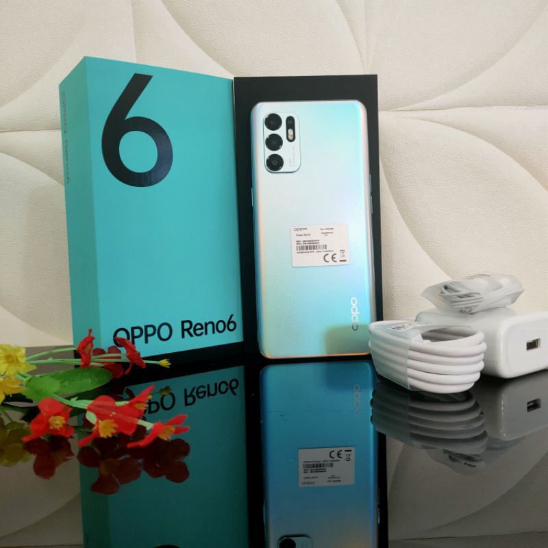Jual Oppo RENO 6 4G 8/128 second fullset | Shopee Indonesia