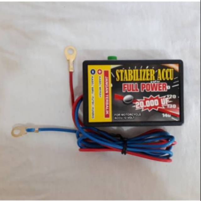 Jual Stabilizer aki untuk motor Full Power 20000uf | Shopee Indonesia