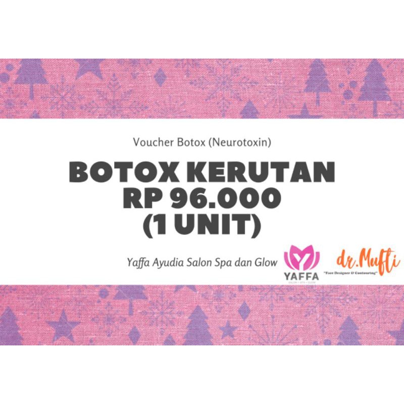 Jual VOUCHER Treatment Botox (Neurotoxin) Botox Kerutan (1 Unit ...