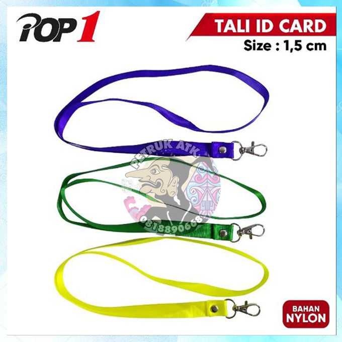Jual TALI NAME TAG KAIL VARIAN LEBAR 1.5 CM TALI ID CARD / TALI NILON ...