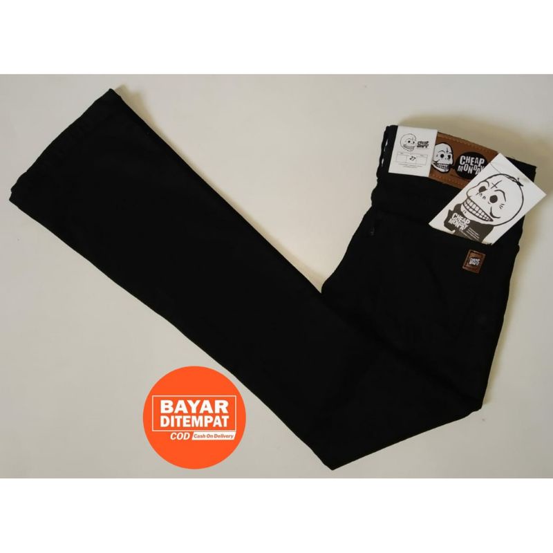 Jual CELANA CUTBRAY PRiA / JEANS BOOTCUT / JEANS CUTBRAY HiTAM NON ...